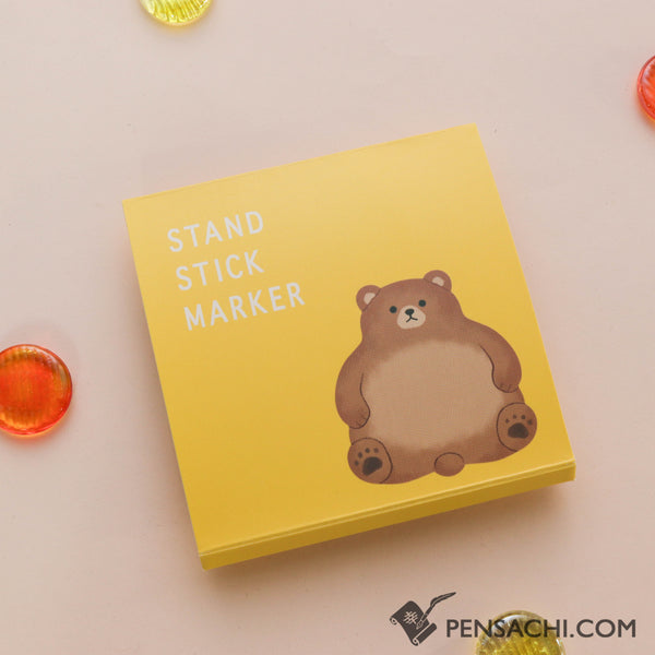Stand Sticky Notes - Bear Belly | PenSachi - Japan Limited Fountain Pen